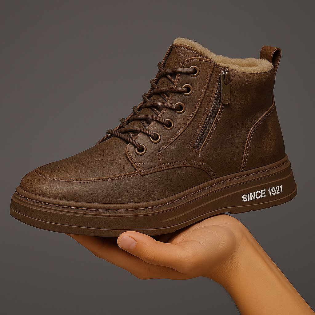 SOREN LEATHER SNEAKERS – Olyndra London