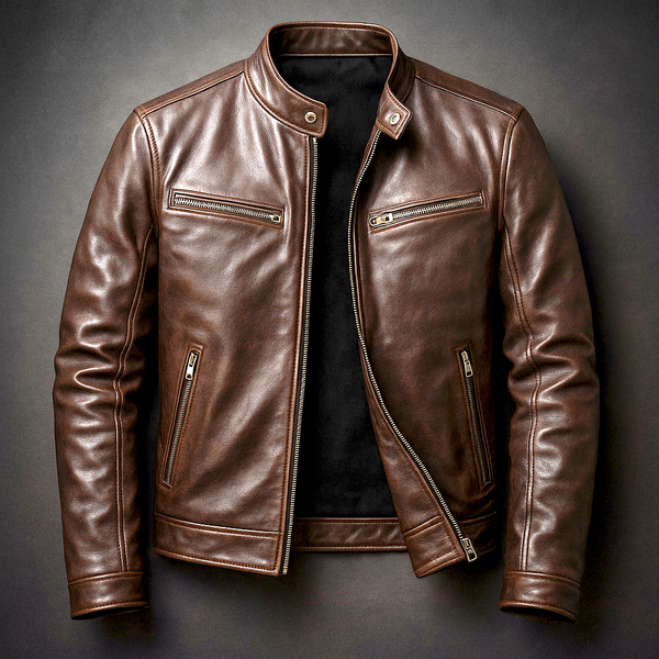 HAWTHORNE VINTAGE LEATHER JACKET – Olyndra London